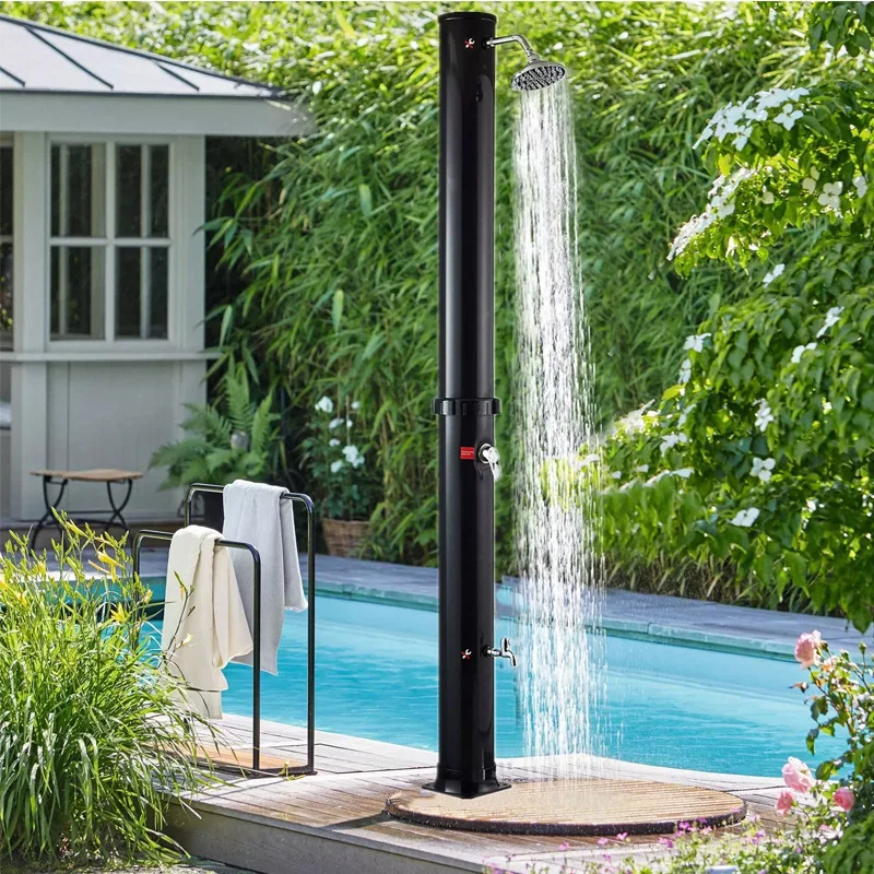 Popular Black Solar Shower Outdoor Shower For Swimming Pool Solar ...