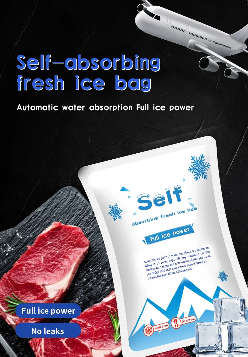 Cold Gel Ice Pack for Chilled Seafood Storage Shipping Phase Change ...