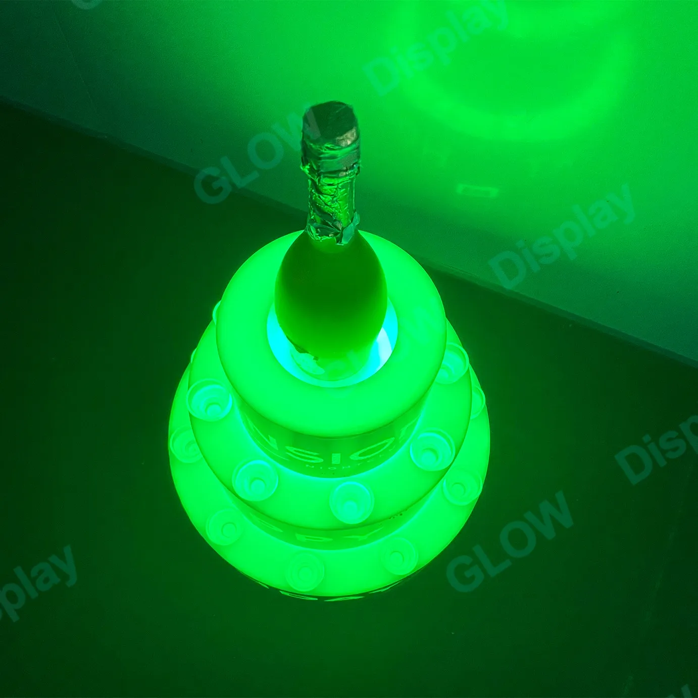 VIP LED Cake Bottle Presenter - Durable 3 Tier Service Tray