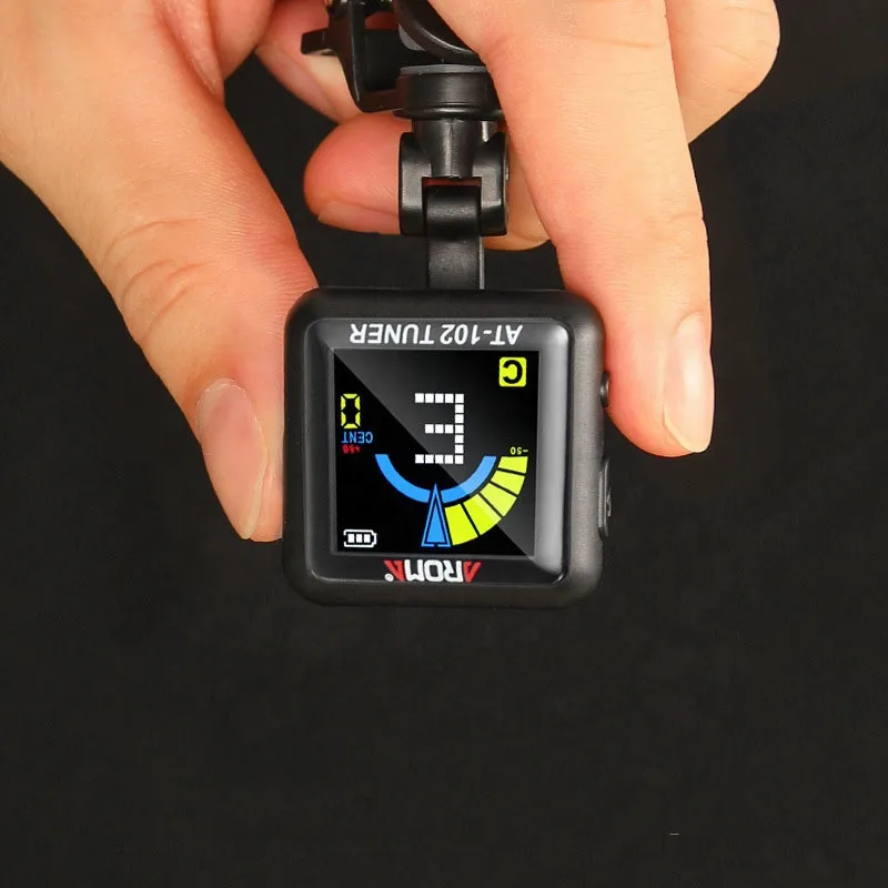 Clip-on Lcd Display Chromatic Tuner Guitar Violin Ukulele Bass Tuner ...