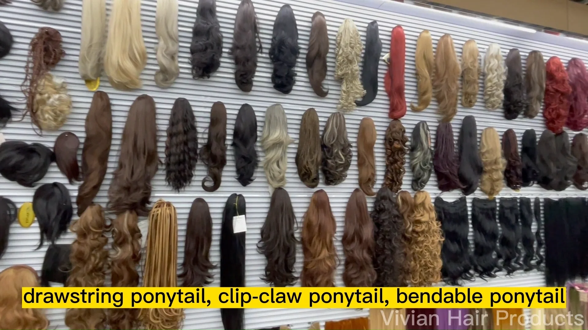 Wholesale 18inch 26inch 34inch Breathable Bandage Straight Ponytails ...