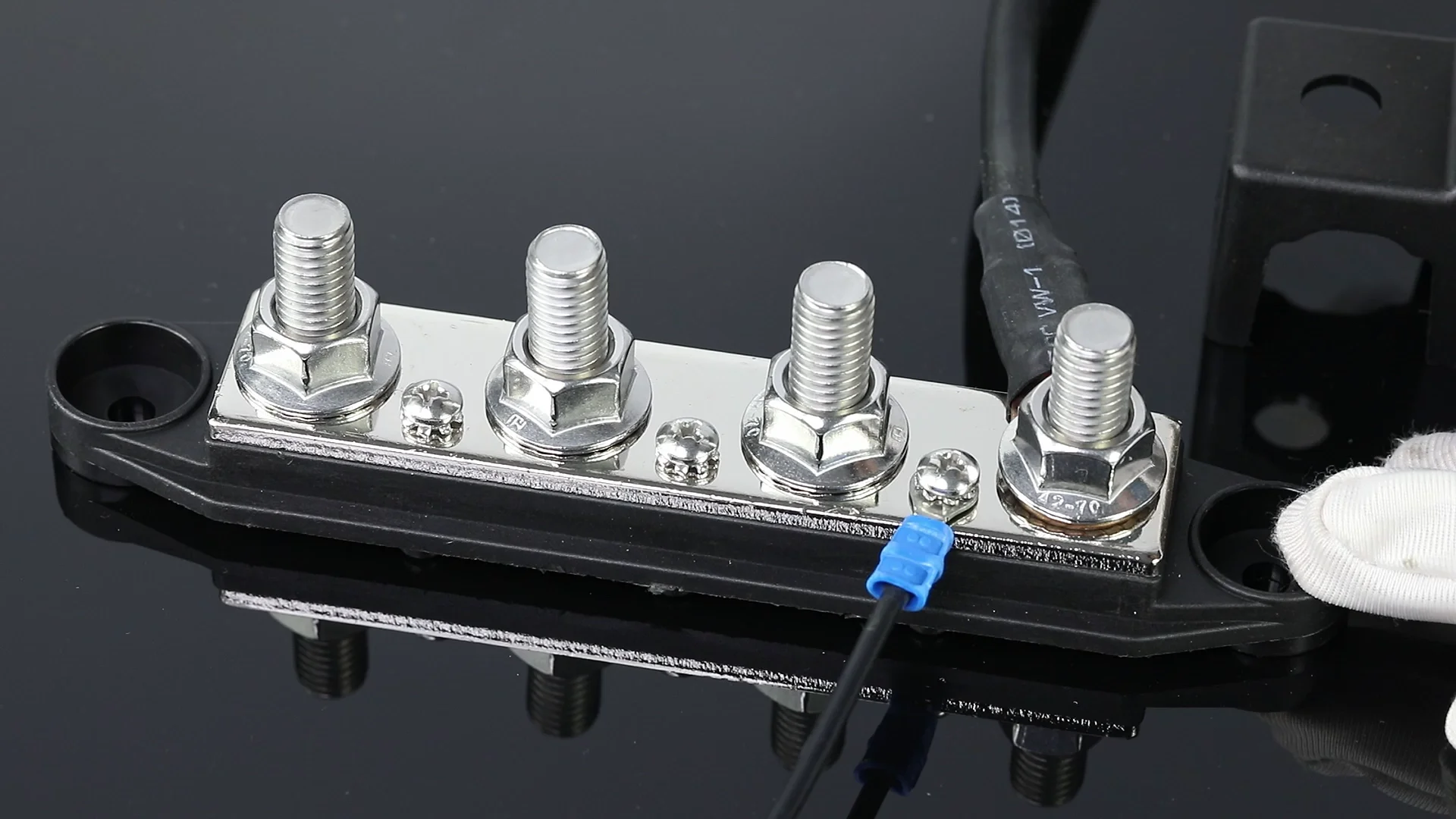 4 X M8 Stud 3 X M4 Screw 250a Busbar 12 Volt Power Distribution Block ...