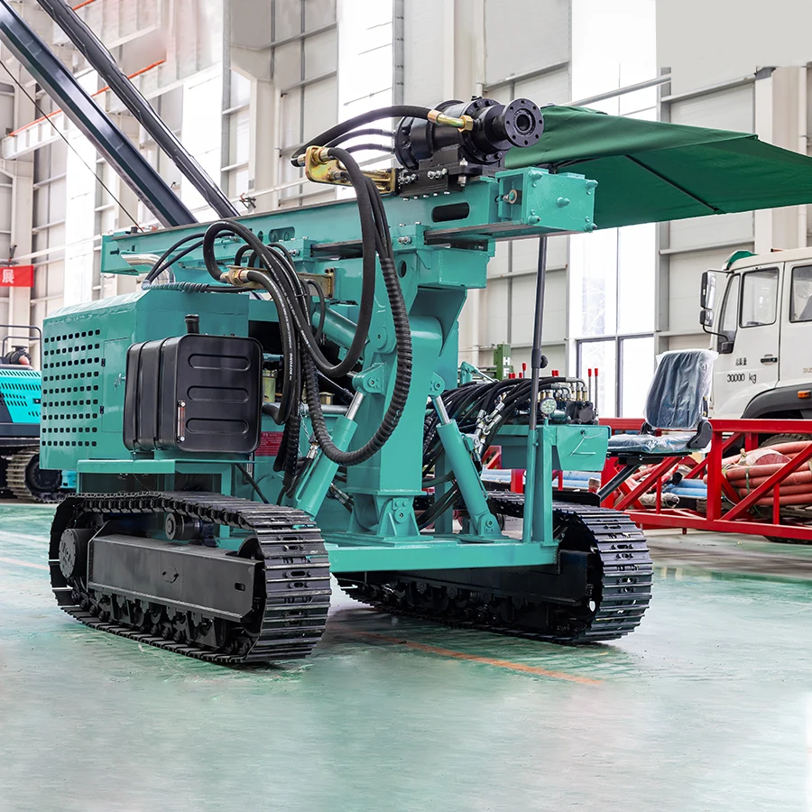 Rotary Screw Diesel-Powered Ground Pile Driver Machine HF Brand with ...