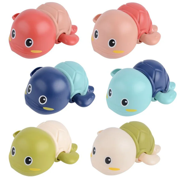 Cute Swimming Turtle Floating Wind Up Pool Bath New Born Baby Bathtub ...