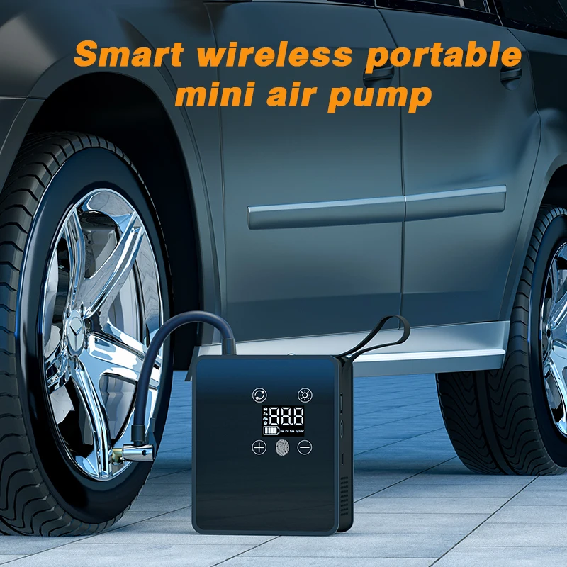 Portable Inflatable Car Pump 12v Air Compressor Air Pump For Car Tyres ...