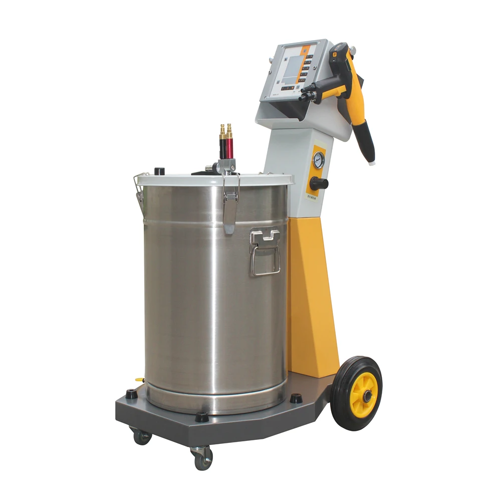 Optiflex Electrostatic Powder Coating Machine With Manual Spray Gun For ...