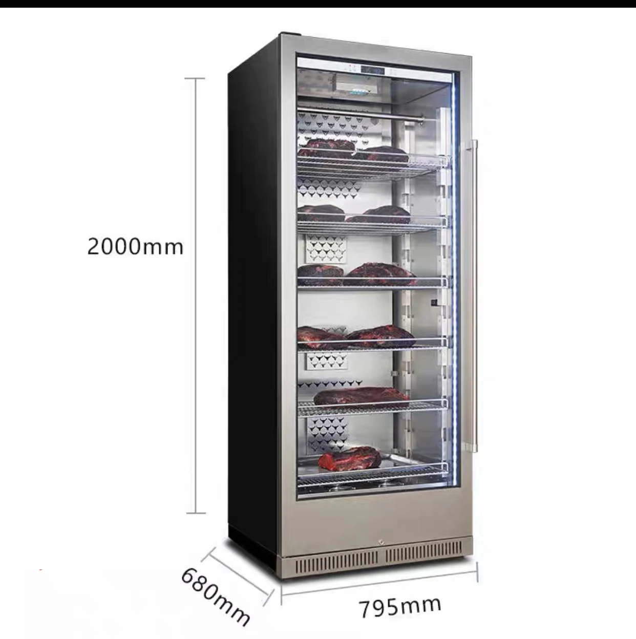 Large Capacity 700l Beef Dry Ager Dry Aging Fridge Meat Drying ...