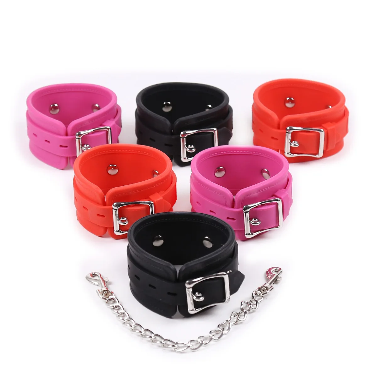 LOVE Bondage Silicone Handcuffs - Safe and Soft Adult Sex Toys