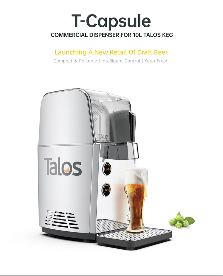 10L PET Keg Draft Beer Keg - Efficient Cooling Solution