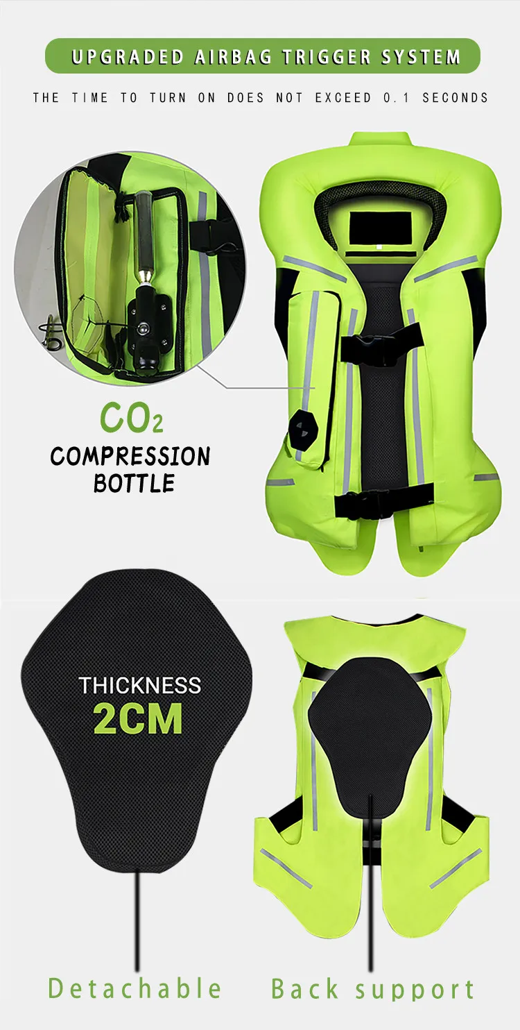 Professional Motorcycle Airbag Vest for Racing & Moto OEM