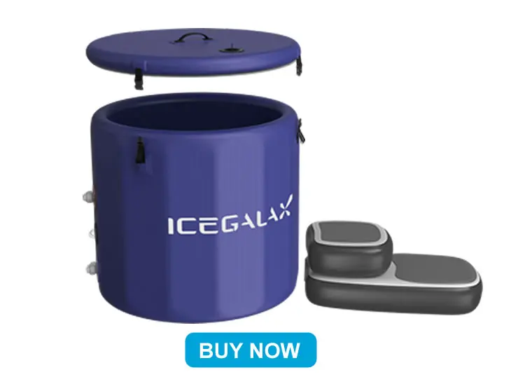 Icegalax Large Capacity Portable Inflating Ice Folding Soaking Bathtub ...