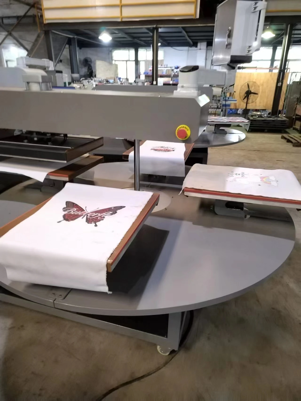 40*50cm Carousel 4 Pallet Heat Press Machine With Laser Positioning For ...