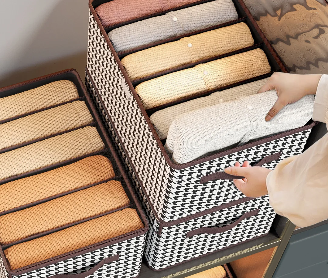 2023 Clothing Storage Box Organizers - Foldable & Versatile