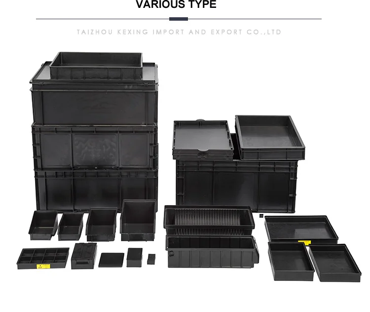 Esd Pcb Storage Box Conductive Plastic 420*310*150mm Pp Esd Pcb Anti ...