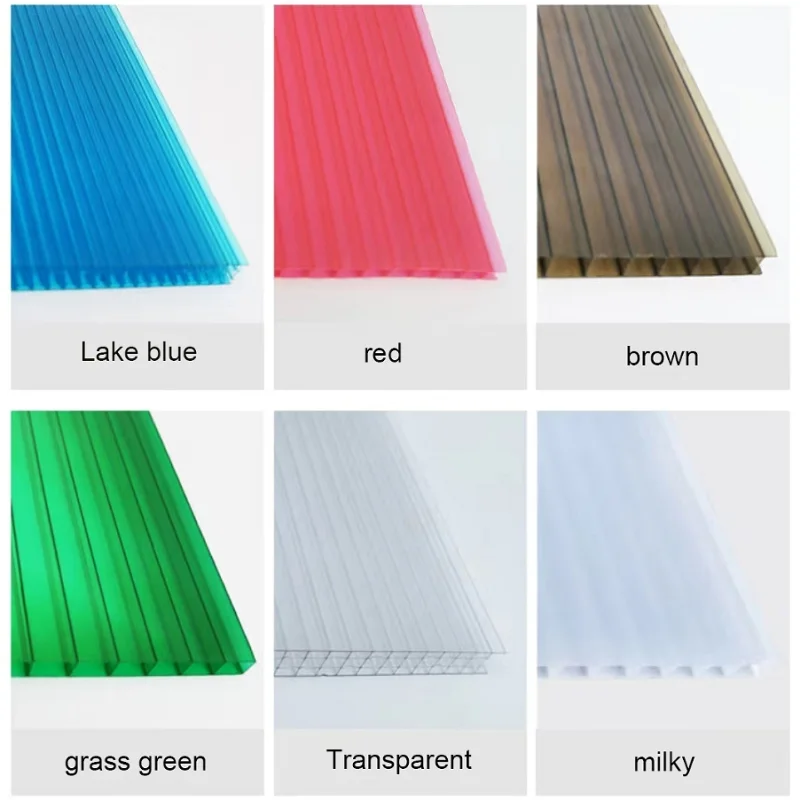 6mm Twinwall Polycarbonate Sheet Sun Emboss Sheet Pc Cover Skylight ...