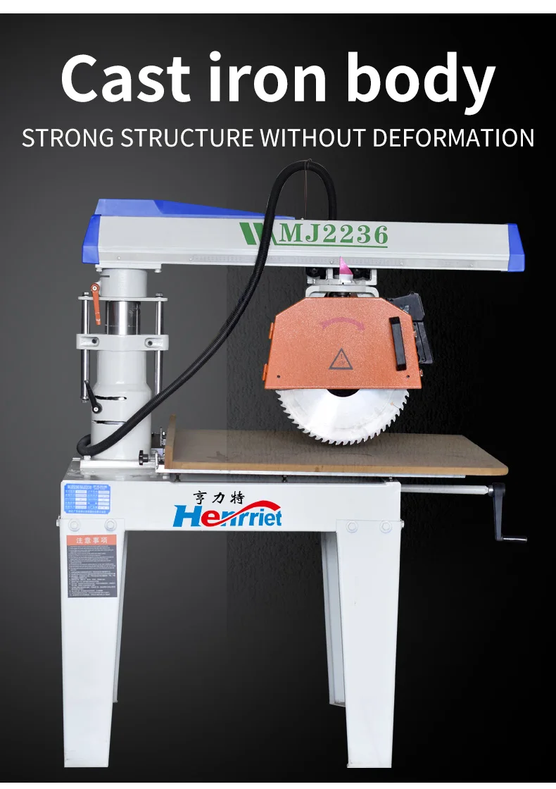 MJ640 Universal Crosscut Radial Arm Circular Hand Saw Machine.MJ930 Universal Wood Cutting Saw ...