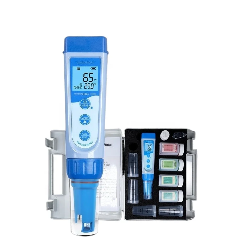 Intelligent pH/TDS/EC/Salinity/Temp. 5 In 1 Multiparameter Pocket Water ...