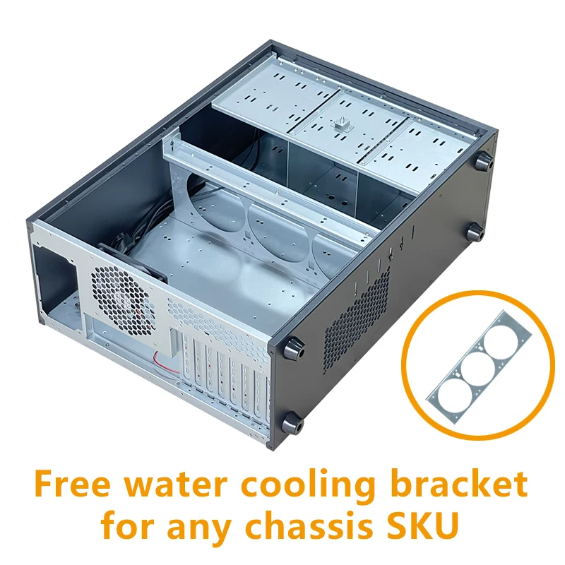 ZhenLoong Full Tower PC Case for ITX, MATX, ATX & EEB with 15 Drive Bays