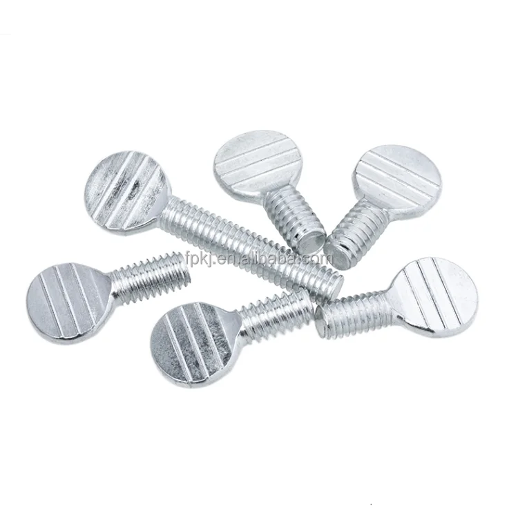 Carbon Steel Wave Plate Screw - Racket Bolt Thumb Screw