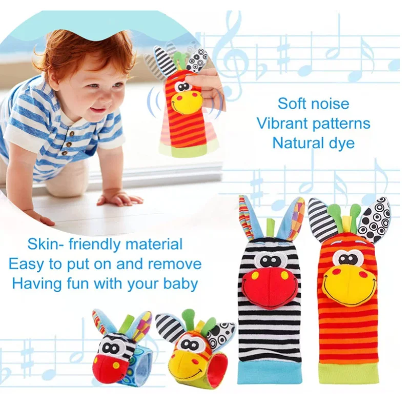 Infant Bed Bell Baby Kids Plush Toddler Baby Handbell