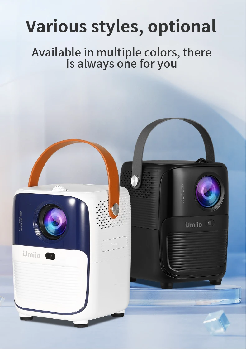 Umiio Theater Portable Smart Projector New 2023 A010 Home 1080P for ...