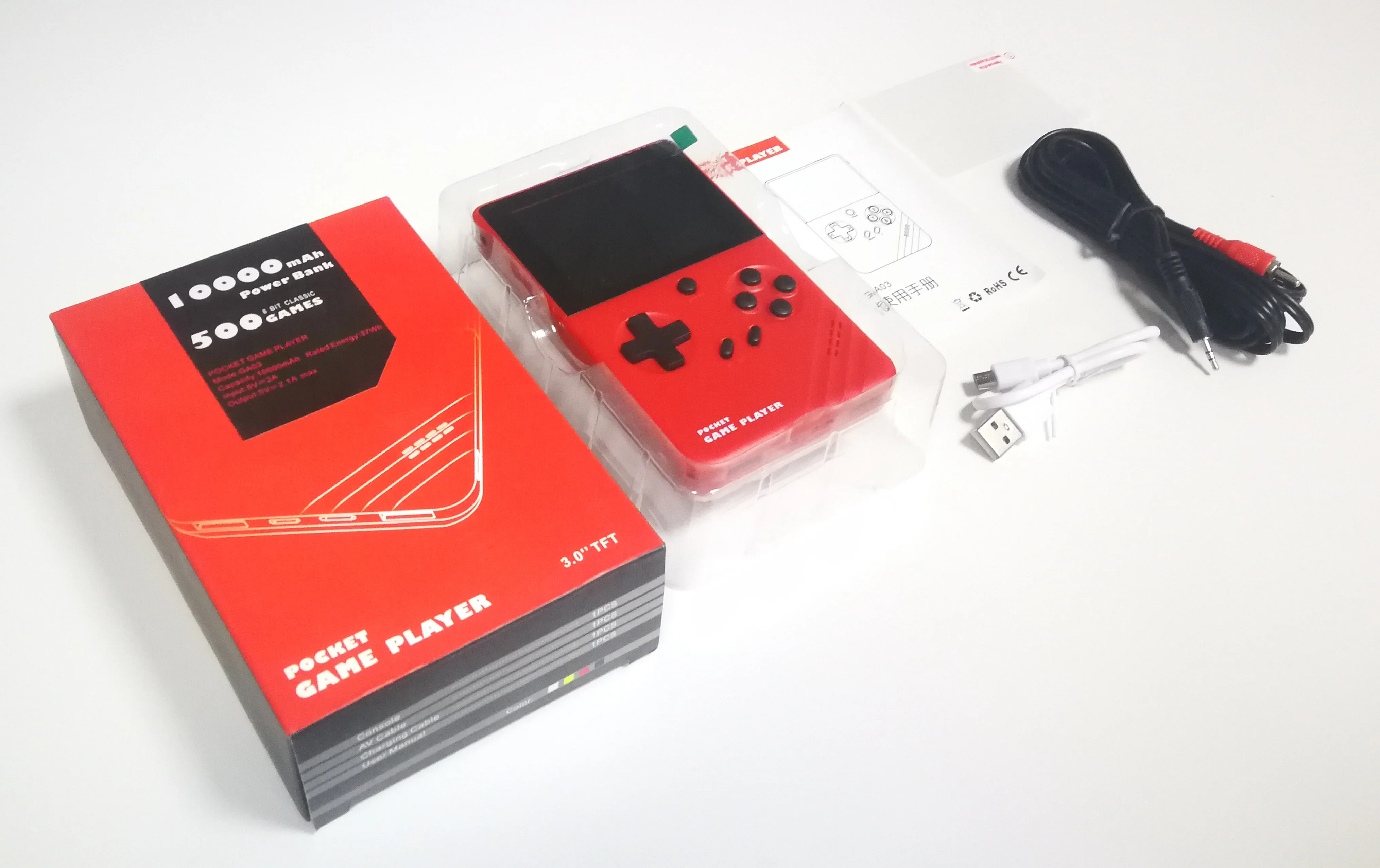 Lowest Price Game Player 500 Games Retro Console Video Games Console ...