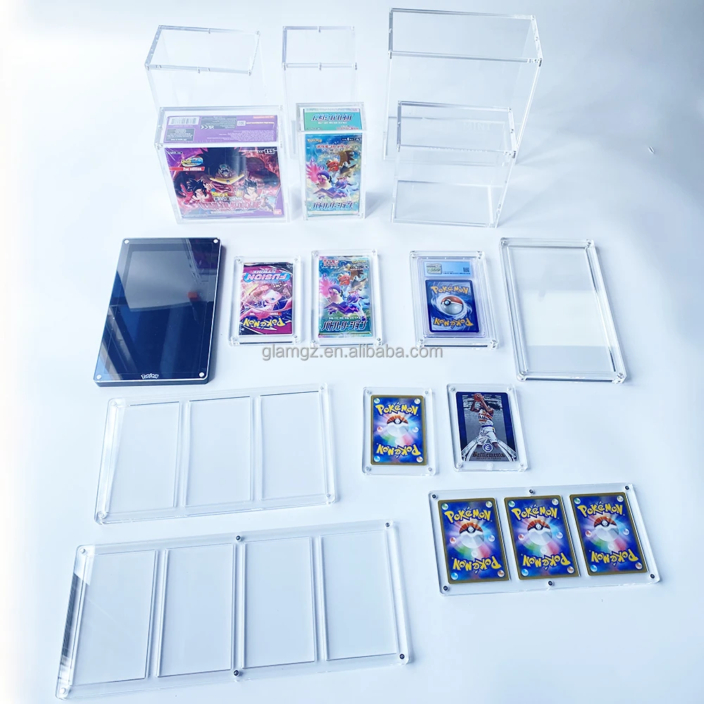 Wholesale Booster Packs Protector Clear Acrylic Case