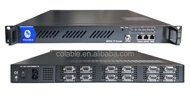 Cable Tv Digital Headend Encoder Mpeg2/h.264 32cvbs Video To Ip Converter Tv Encoder Col5116a ...