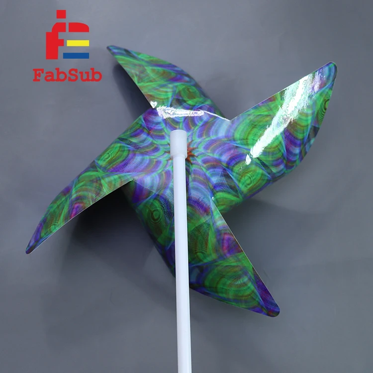 Kids Sublimation Pin Wheel PET Paper Double Sided Printable Blank ...