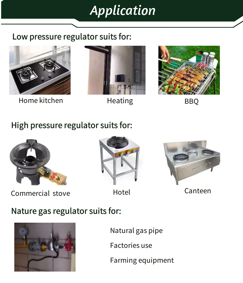 SM888 LPG Gas Regulator - Butane Gas Regulator for Home