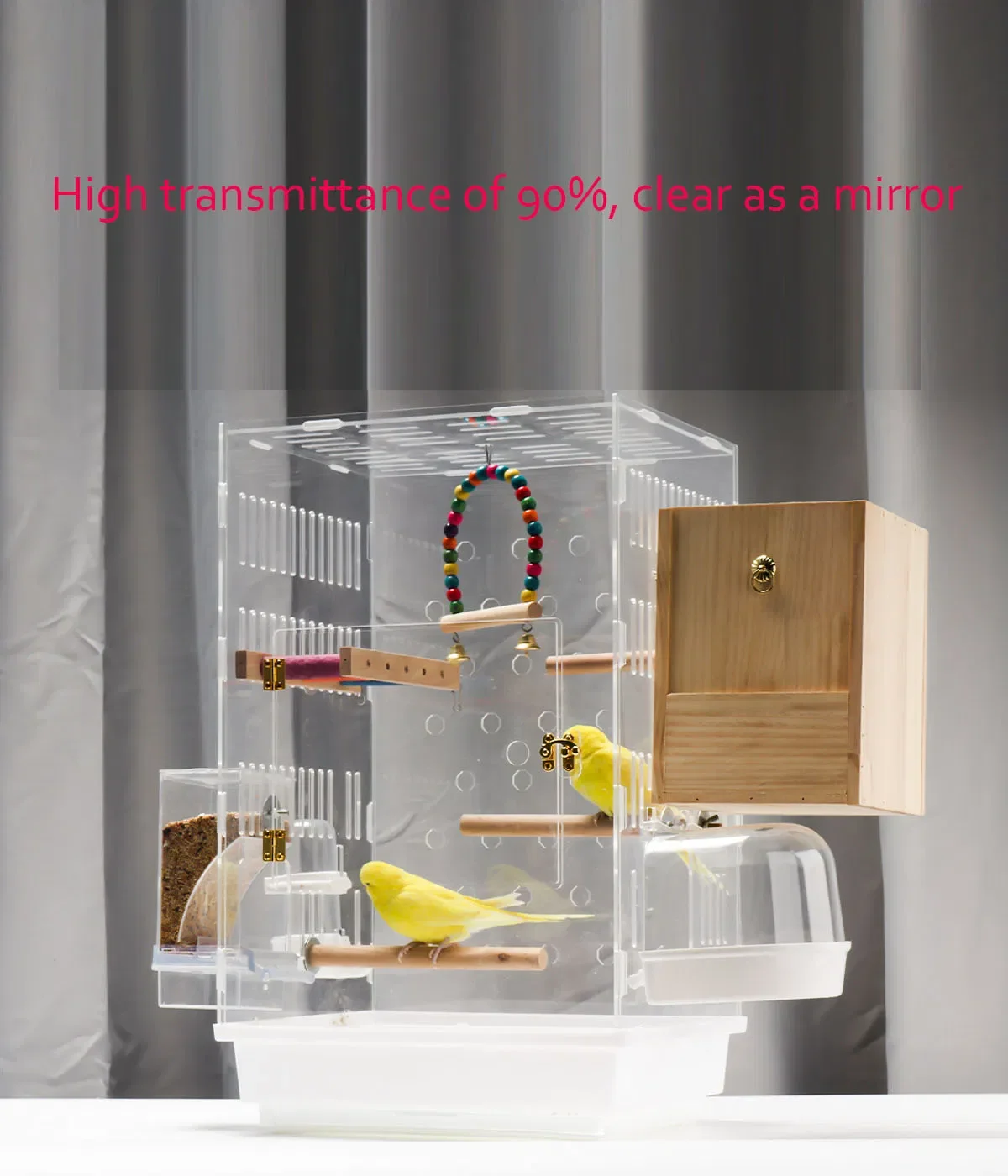Transparent Panoramic Acrylic Bird Cage| Alibaba.com