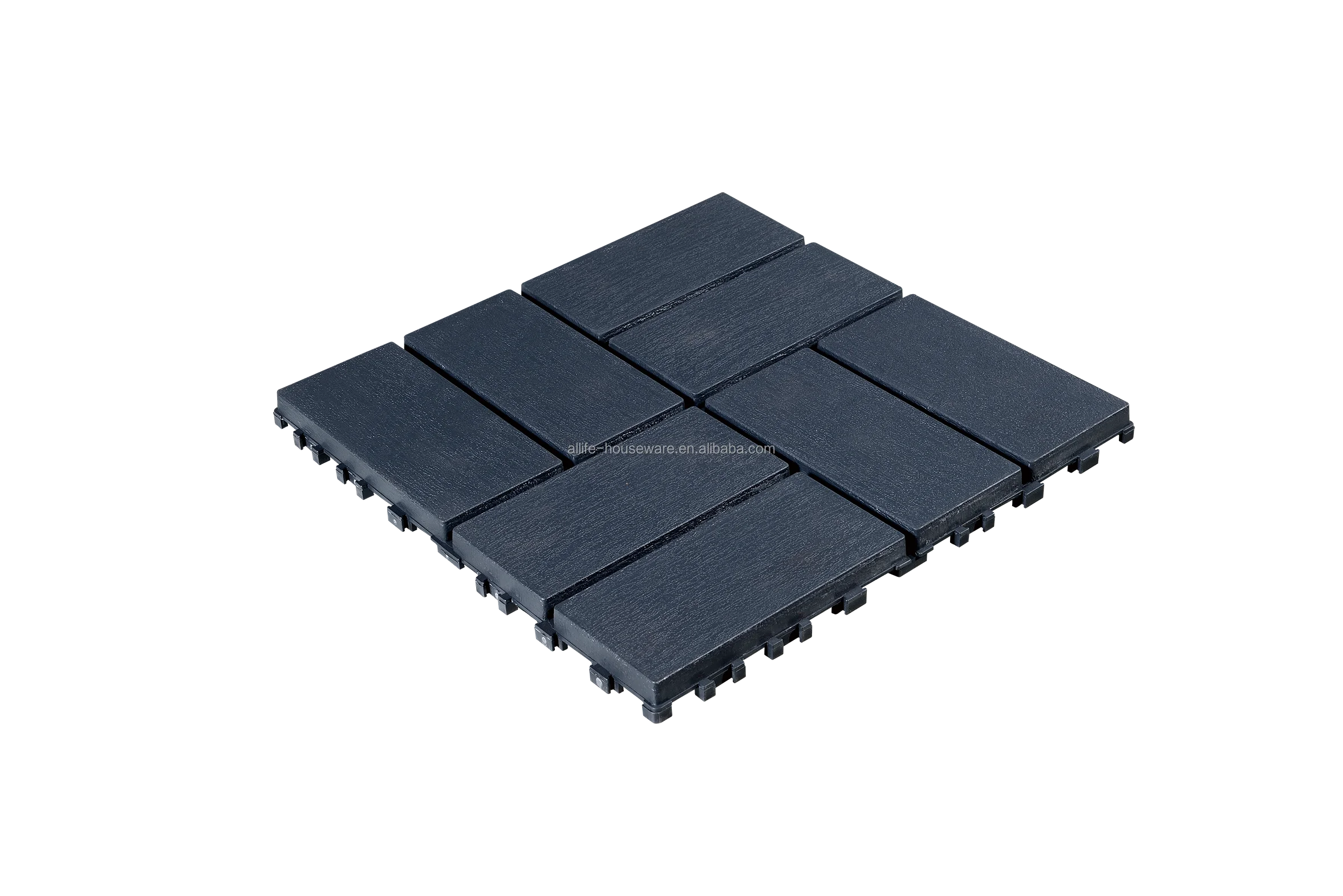 Garden Interlocking Paving Tiles Outdoor WPC Floor Interlocking Stone ...