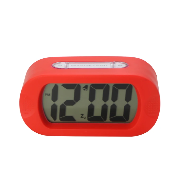 Silicone LCD Digital Alarm Clock - Perfect for Students