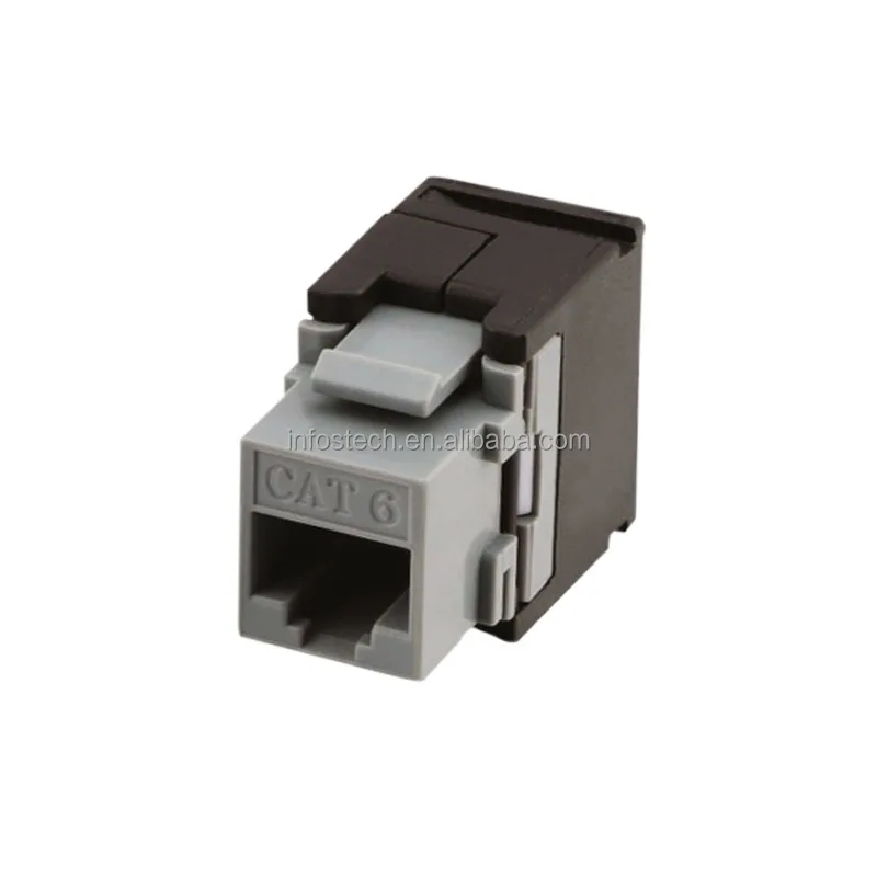 Renbao Network Tool Free Cat5e/cat6 Utp Punch Down 180 Degree Rj45 Unshielded Keystone Jack ...