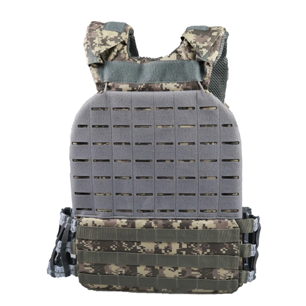 Training Tactical Vest Combat Nylon Hunting Molle Vest Plate Carrier ...