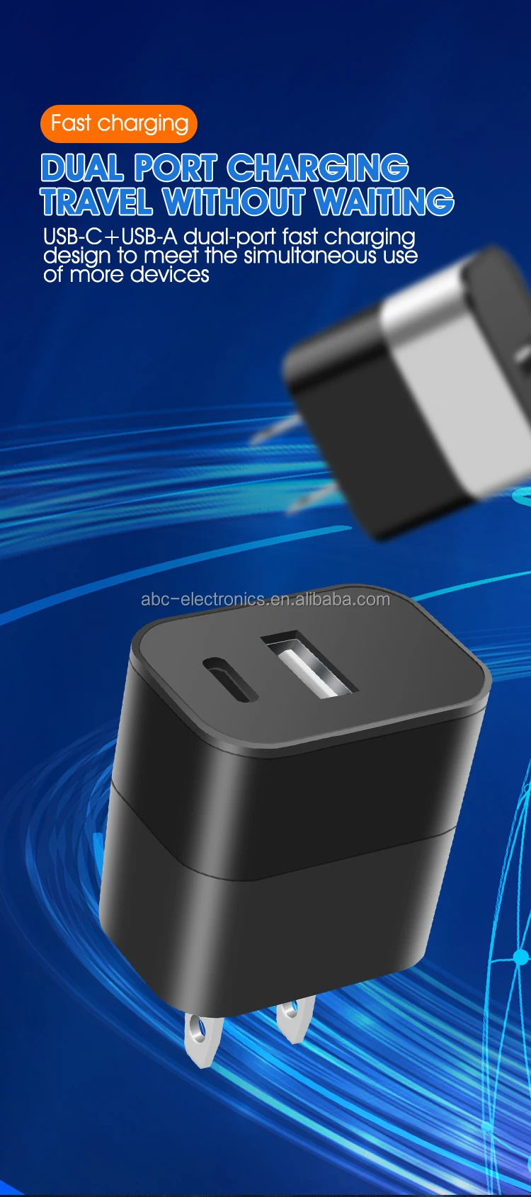 Mobile Phone Accessories Display Rack With Usb A Usb C Series Charging ...