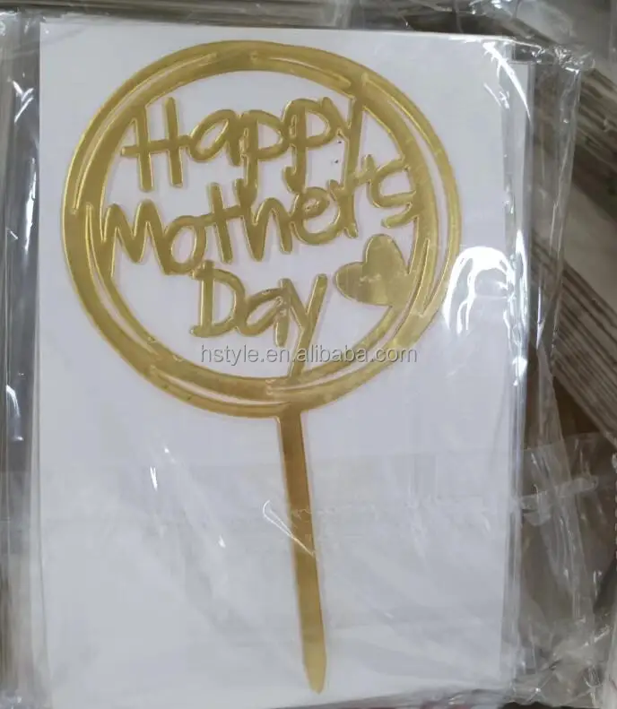 Acrylic Happy Anniversary Side Cake Topper Happy Valentine's Day ...