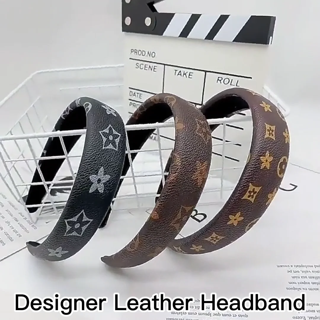 Luxury Designer Elastic Hair Hoop Fabric Headband For Ladies Decoration ...