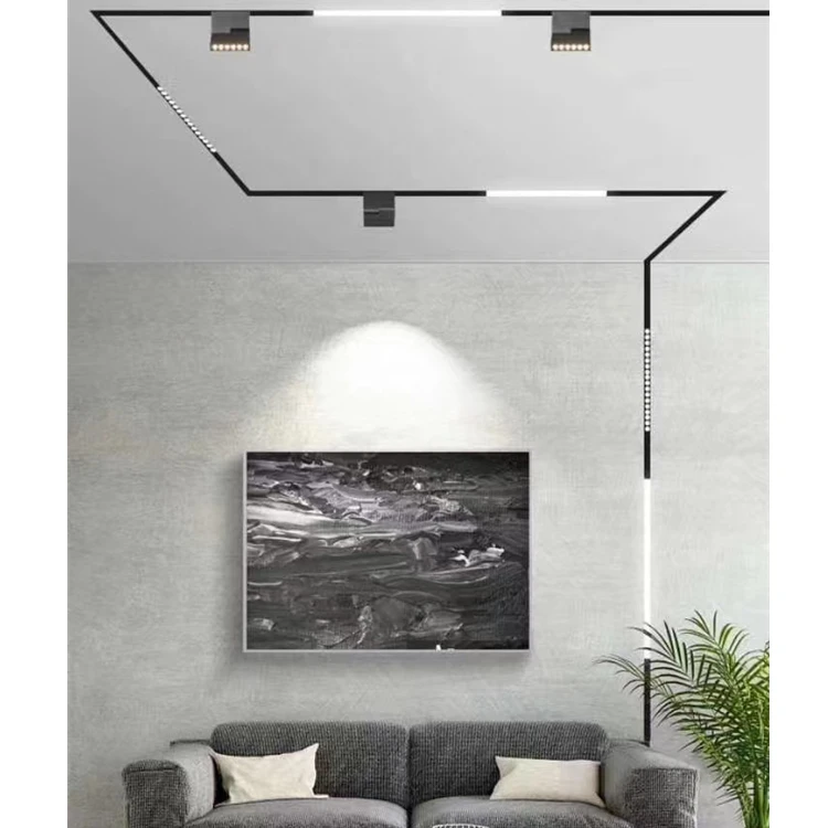 Wholesale Led Magnetic Track Rail Spotlights Aluminum Linear Track ...