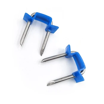 Factory Supply 1 1/2 5/8 Inch U Type Insulated Nails Fence Staples U ...
