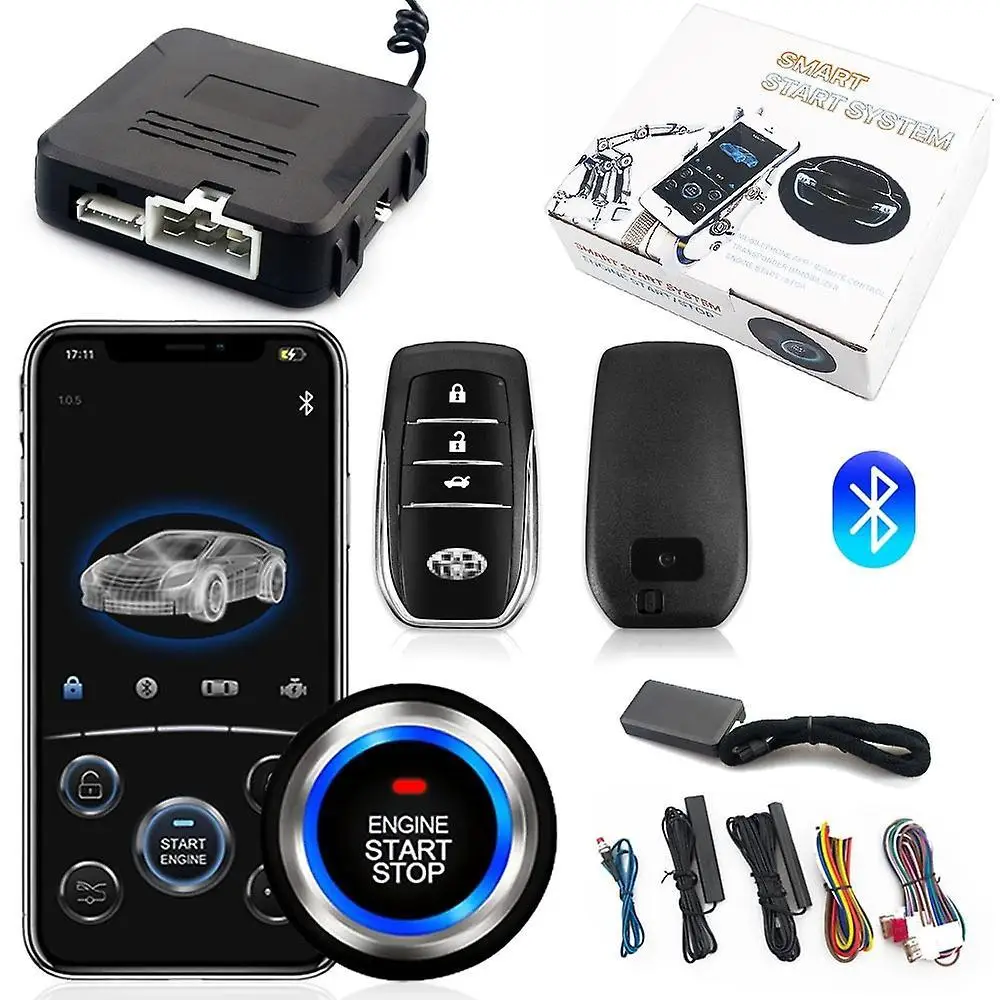 Factory Price Universal Car Alarm Remote Control PKE Car Keyless Entry ...
