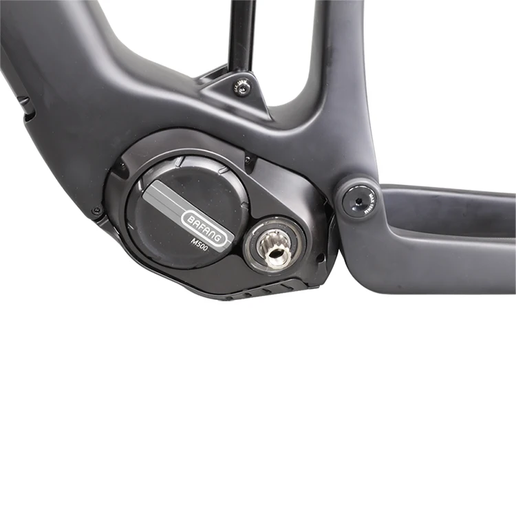 Carbon Ebike Frame with Full Suspension & Bafang M600 Motor