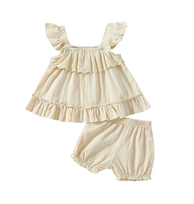 1 Pcs Custom Label Cotton Outfit Summer Newborn Infant Toddler Clothing ...