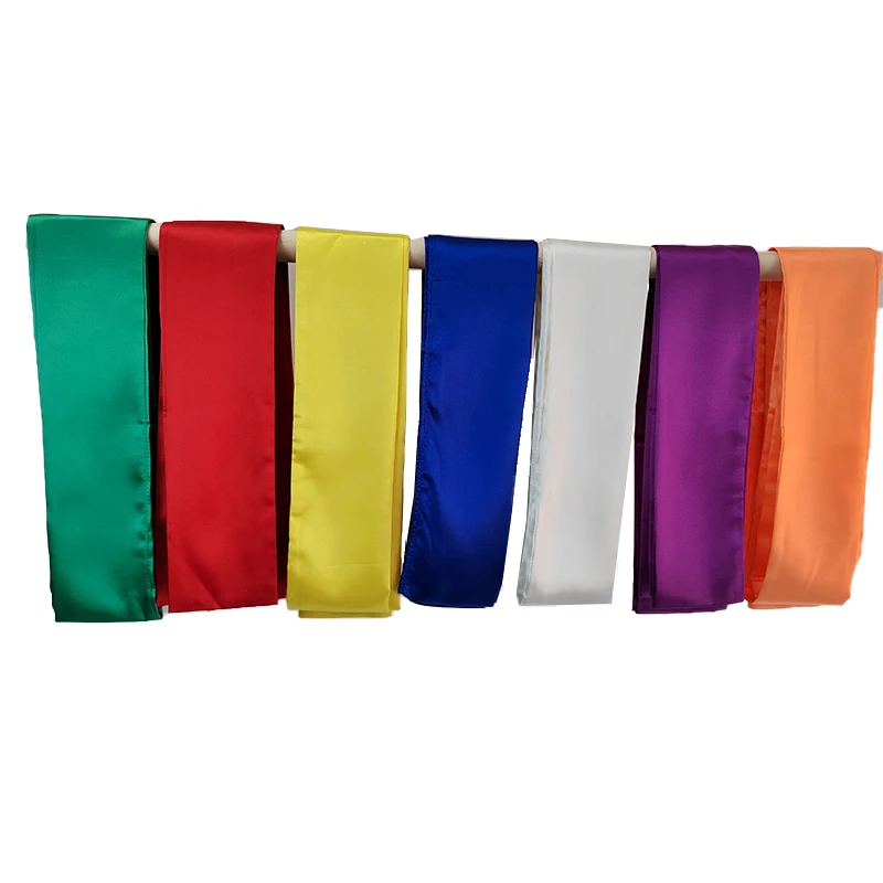 Customizable Satin Kungfu Belts - High Quality Wushu Sashes