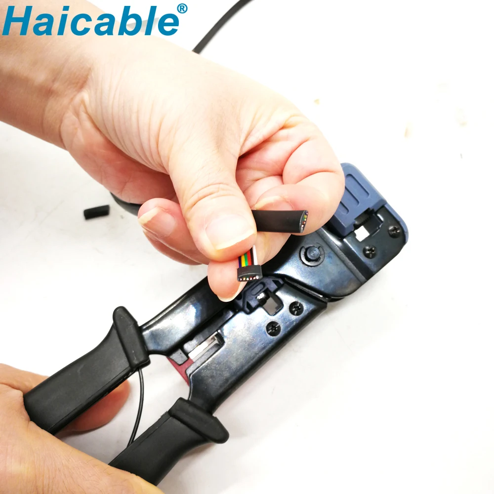Network Modular Plug Connector Crimping Tool Ratchet HT-86