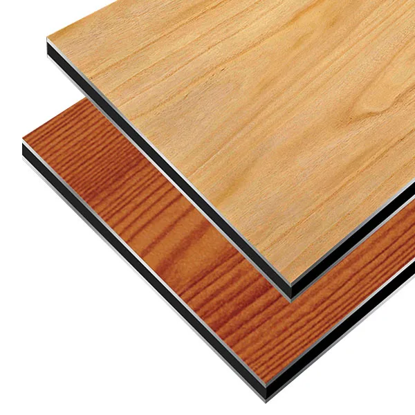 4 Inch Cladding Teak Wood ACP Panels - Fireproof & Stylish