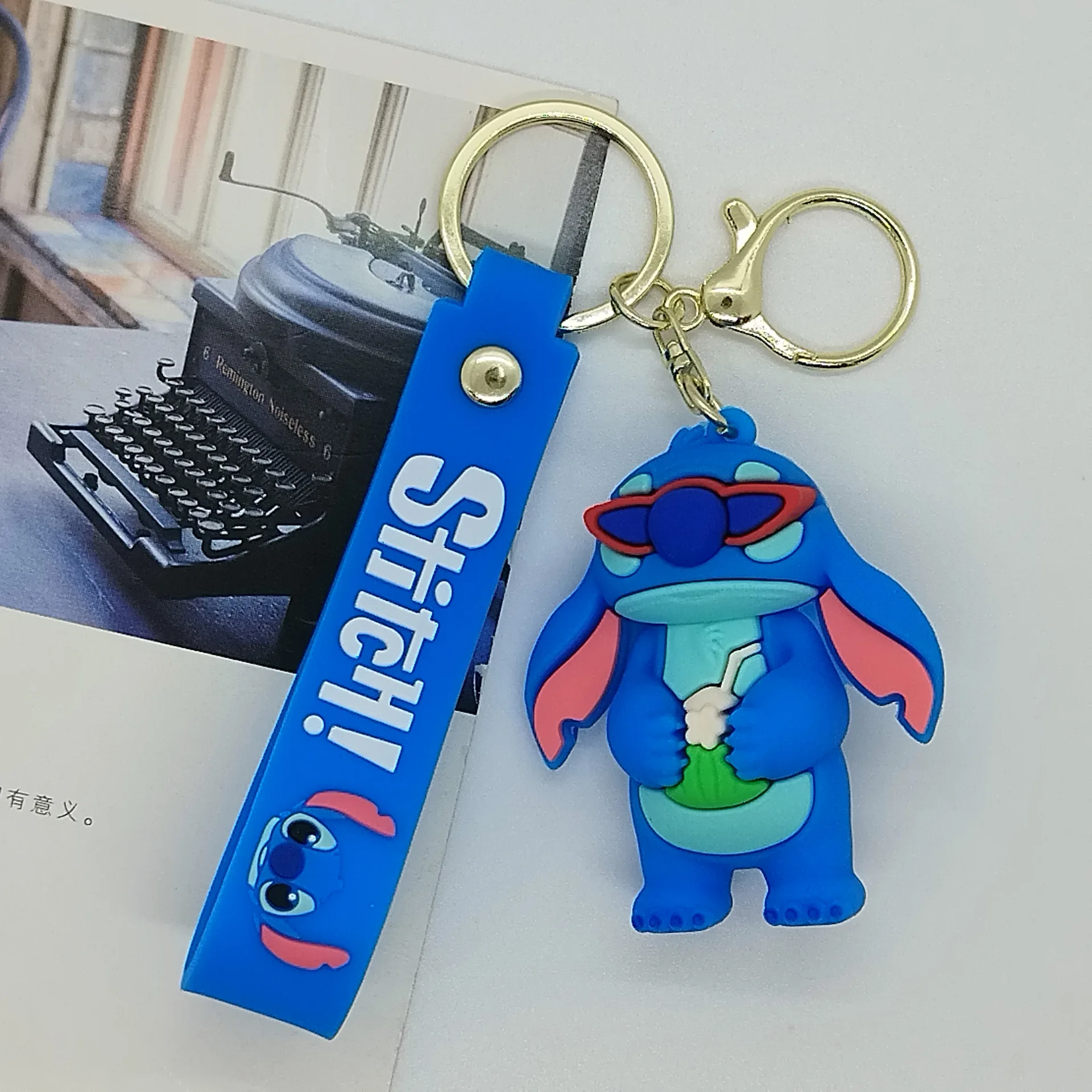 Manufacturer 3D PVC Plastic Kids Cute Cartoon Designer Car Key Chain ...