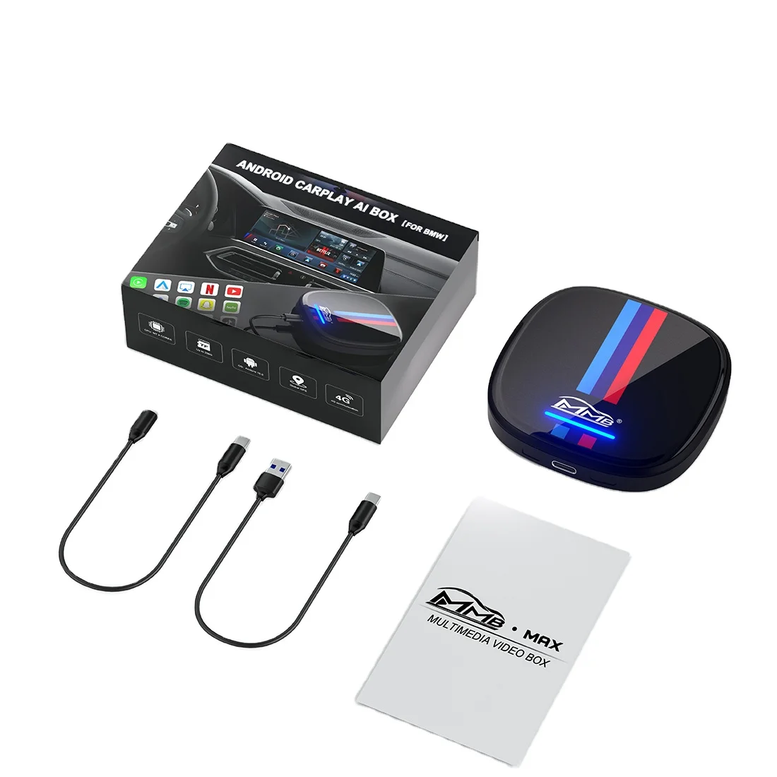 Joyeauto Mmb 4gb 64gb Android 10 Wireless Carplay Ai Video Box For Bmw ...