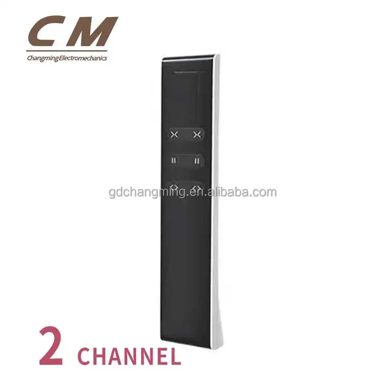 Rf433 Mhz Black Color Remote Control Curtain Single Channel Curtain ...