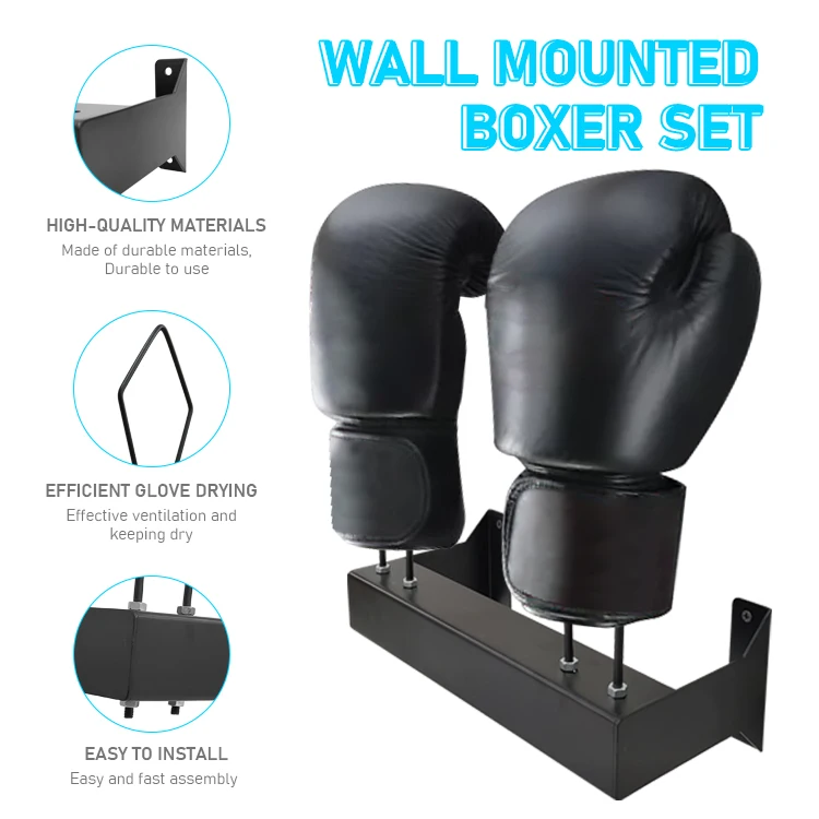 Jh-mech Boxing Glove Rack - Durable Metal Storage Solution